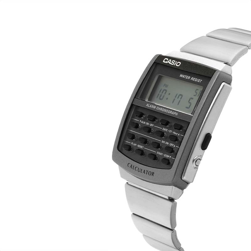 RELOJ CALCULADORA CASIO VINTAGE CA-506-1DF GRIS PLATEADO – GOODTIME.CL
